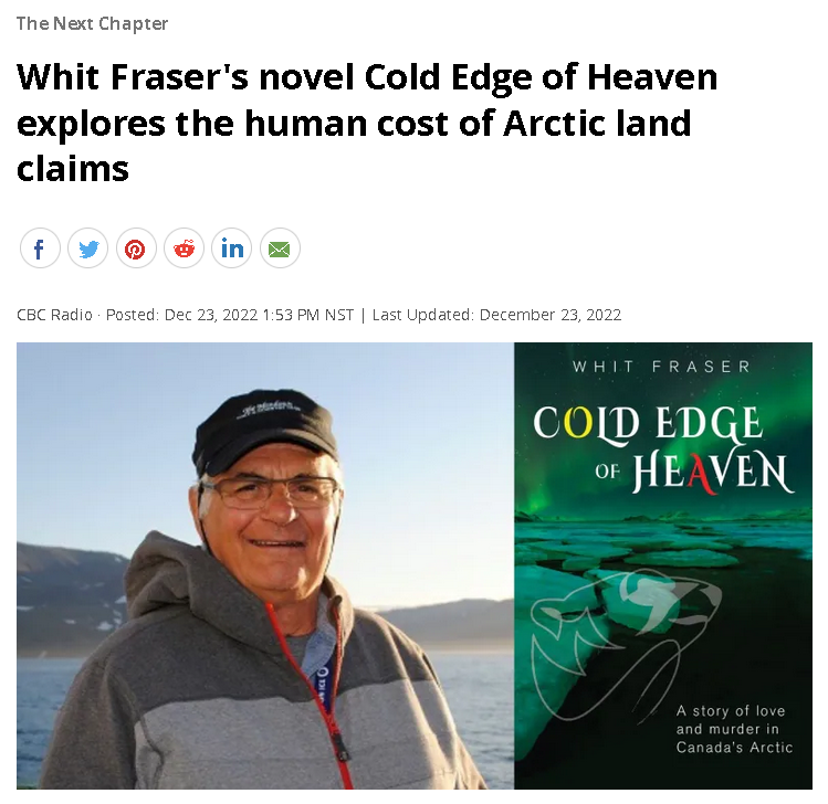 Whit Fraser speaks with Shelagh Rogers on CBC The Next Chapter ...