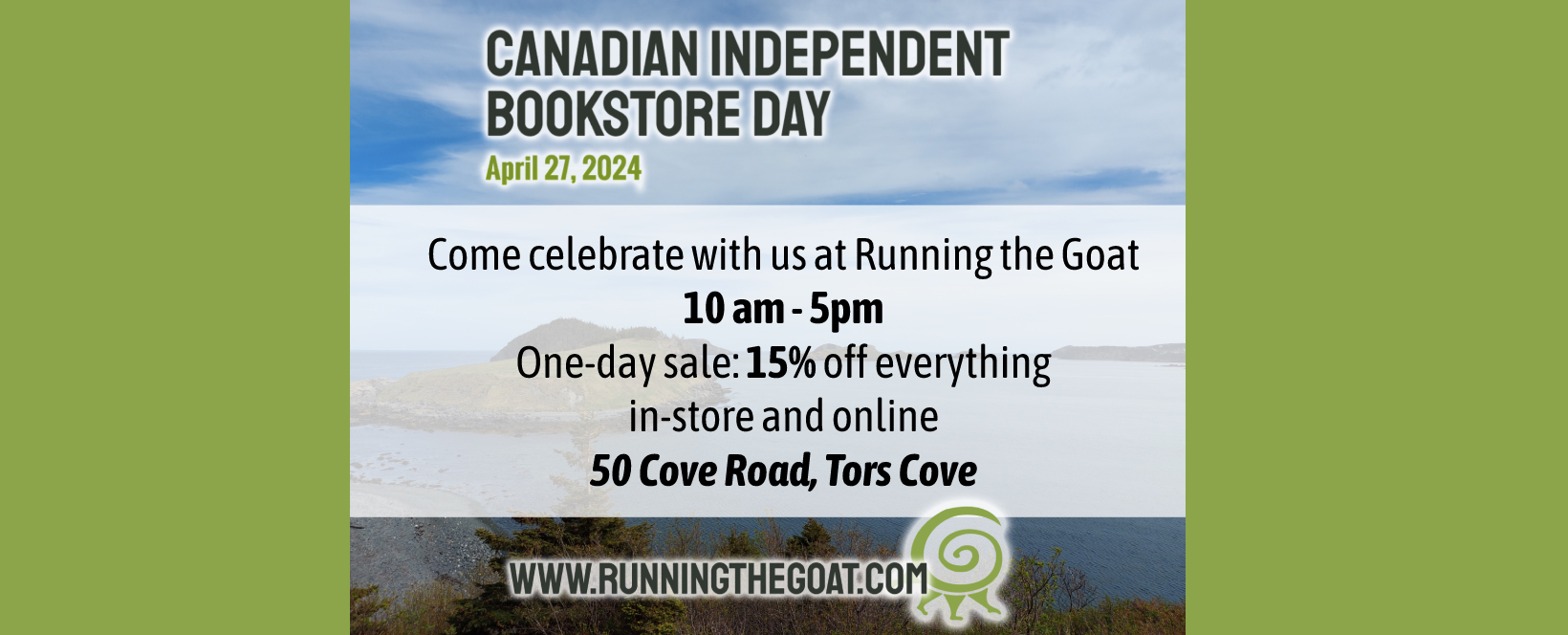Independent Bookstore Day at Running the Goat Books & Broadsides ...